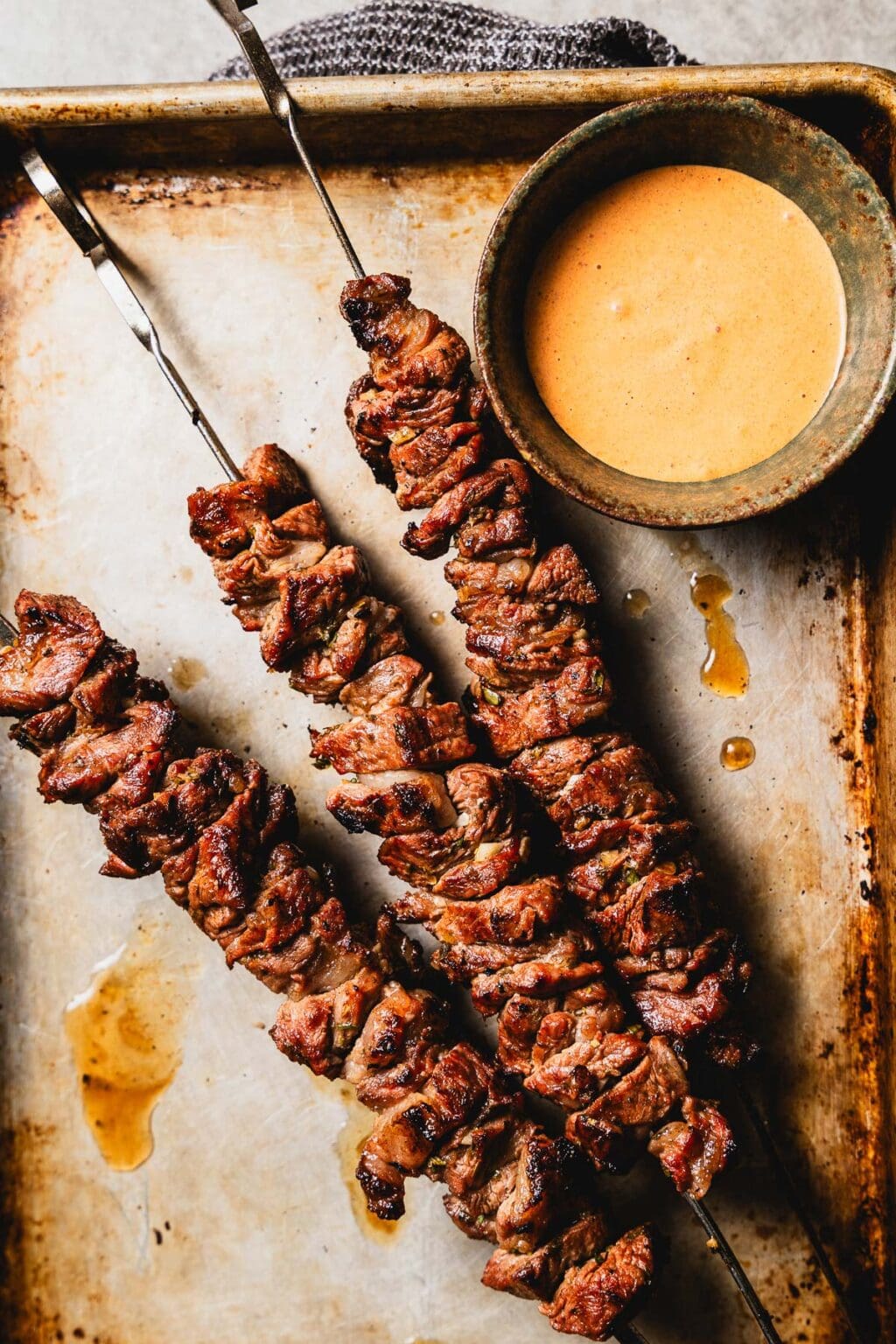 Grilled American Lamb Skewers